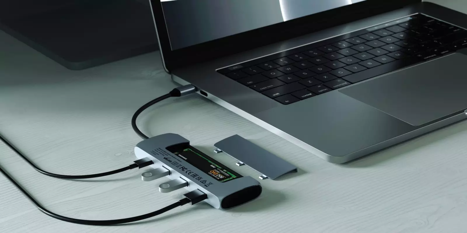 Satechi meluncurkan USB-C Hybrid Multiport Adapter dengan slot SSD tersembunyi 3160_1