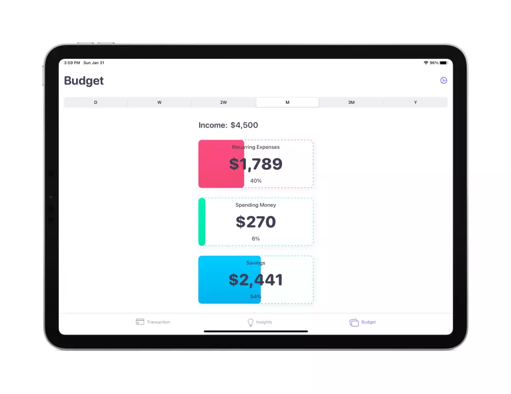 'Nudget'-budgetapp uppdaterad med en helt ny iPad-app, iCloud-synkronisering, Face ID och mer 3248_3