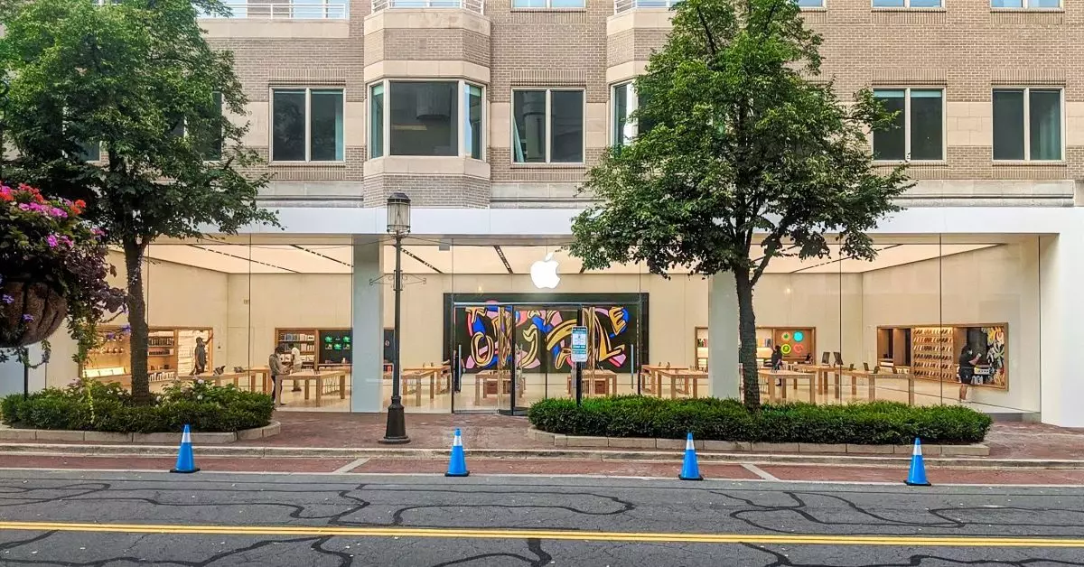 Reston Apple Store móvese silenciosamente a unha nova localización