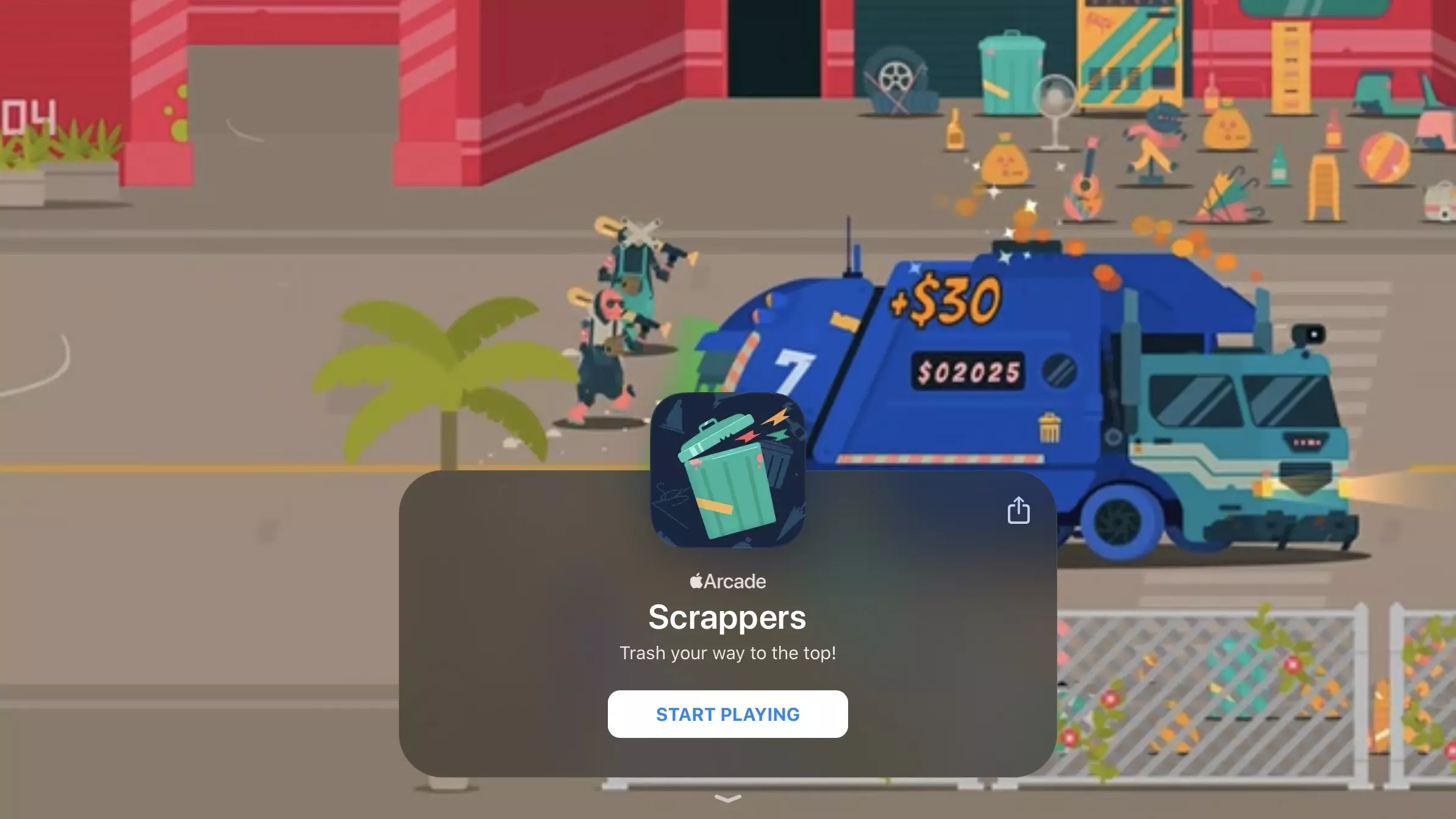 Apple Arcade neues Spiel 4/10 Scrappers