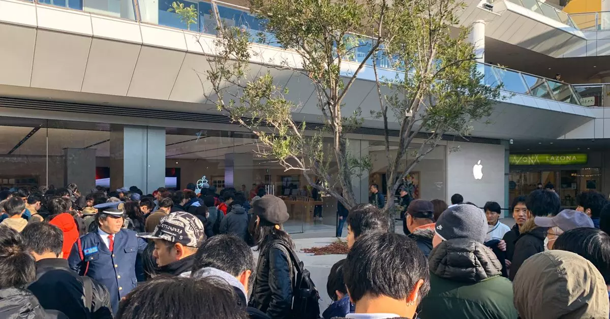 Foto's: Apple Kawasaki se groot opening in Japan