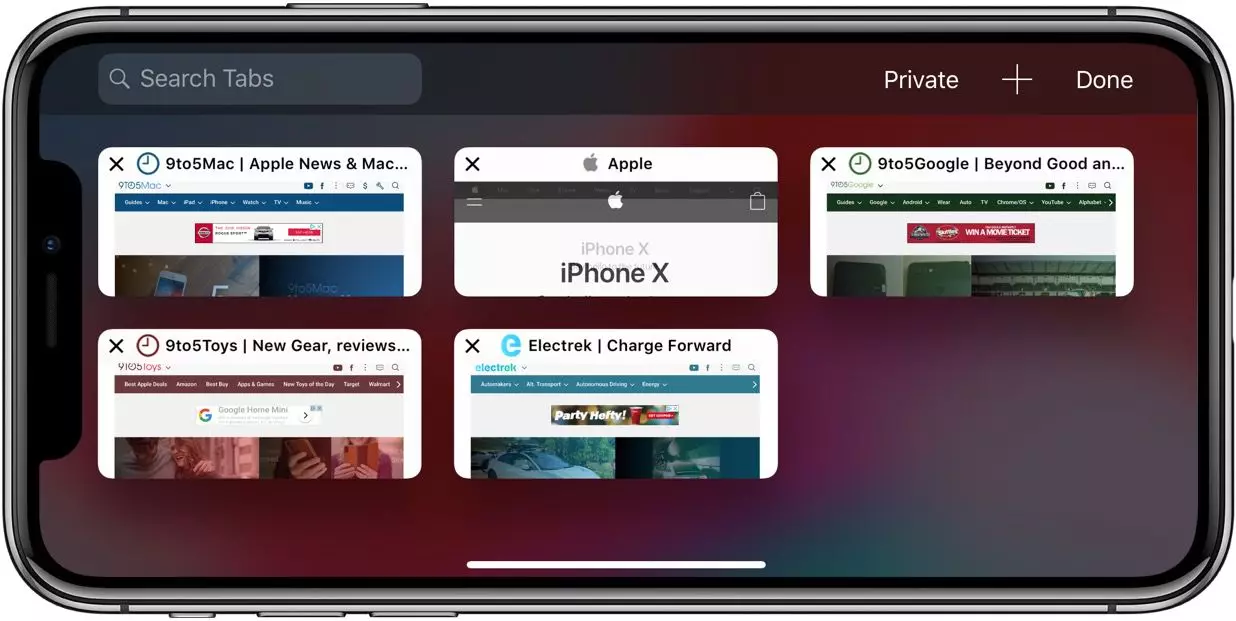 iPhone ve iPad: iOS 12'de Safari sekmesi simgeleri nasıl gösterilir? 34625_5