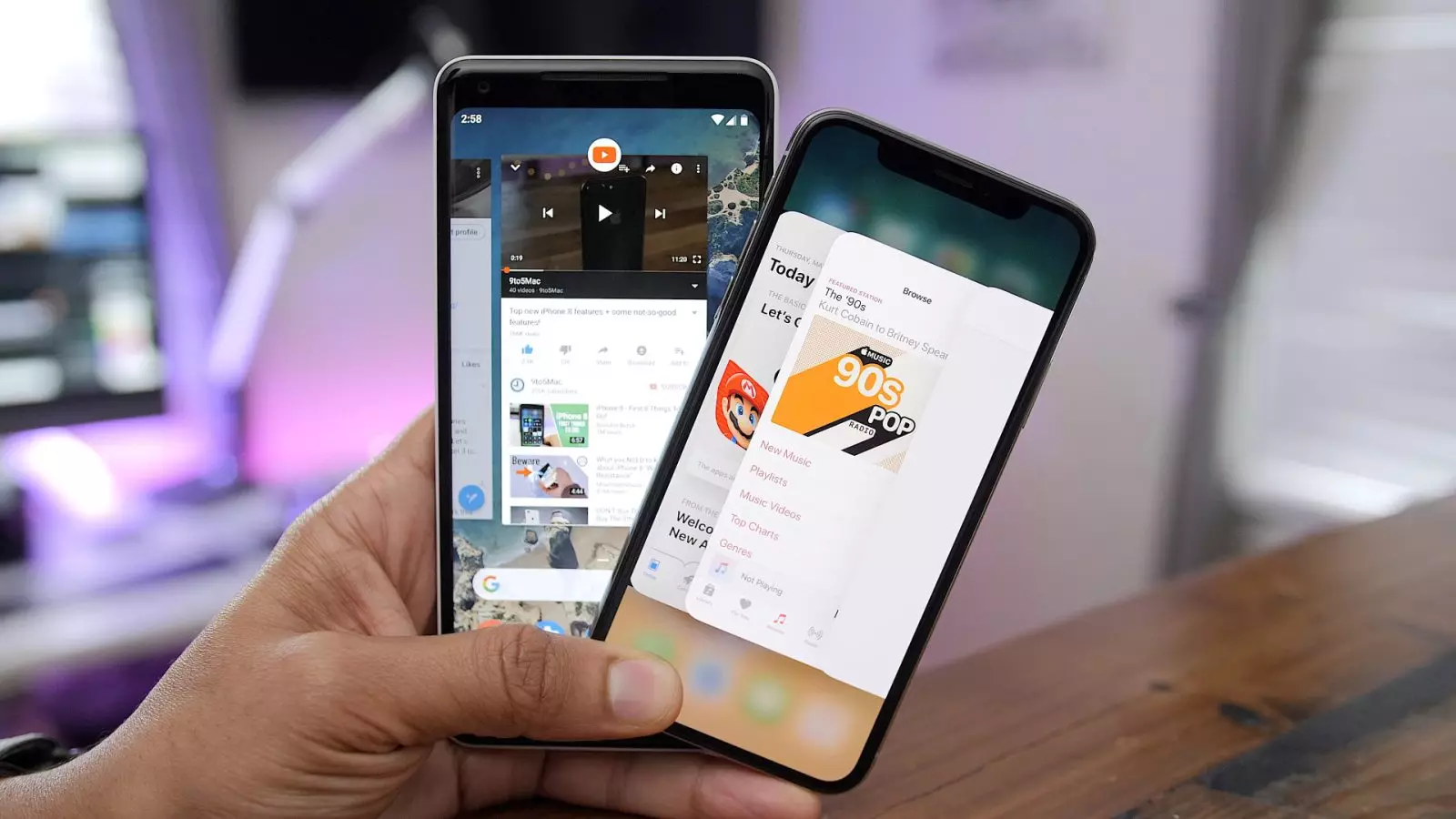 Hands-on: Google Pixel 2 XL versus iPhone X multitasking [Video] 34863_1