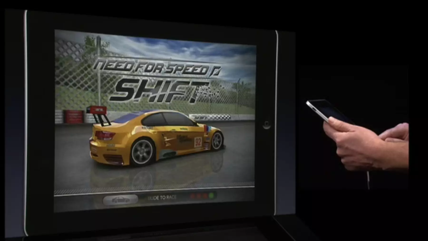 EA's Need for Speed Shift за iPad.