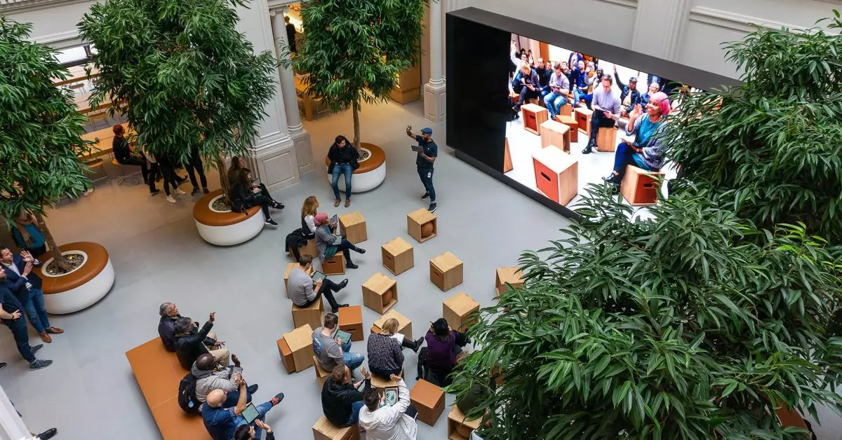 Emezigharị Apple Amsterdam premieres nke nwere atụmatụ kachasị ọhụrụ