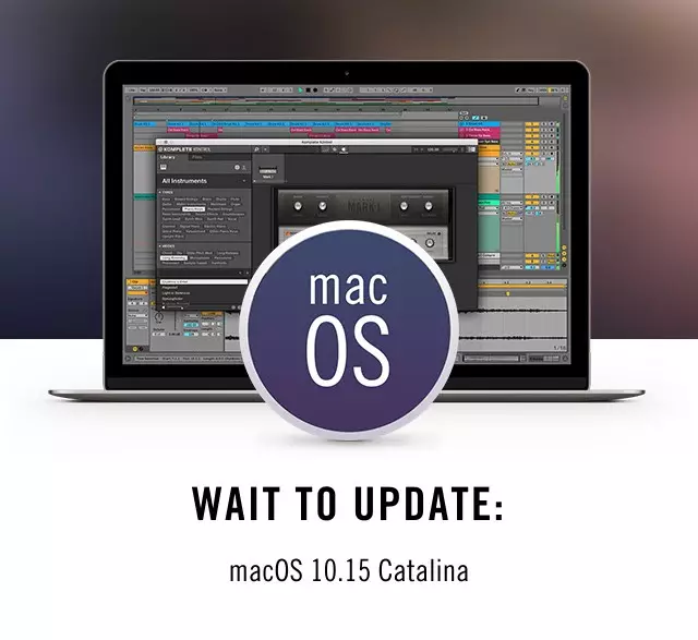 Logic Pro-ն Catalina-ի թարմացման նախազգուշացումով