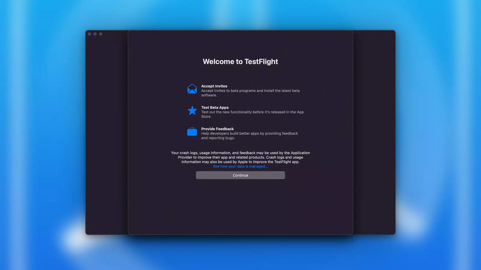 Hjir is wat te dwaan as jo TestFlight-keppelings net kinne iepenje yn macOS 36088_1