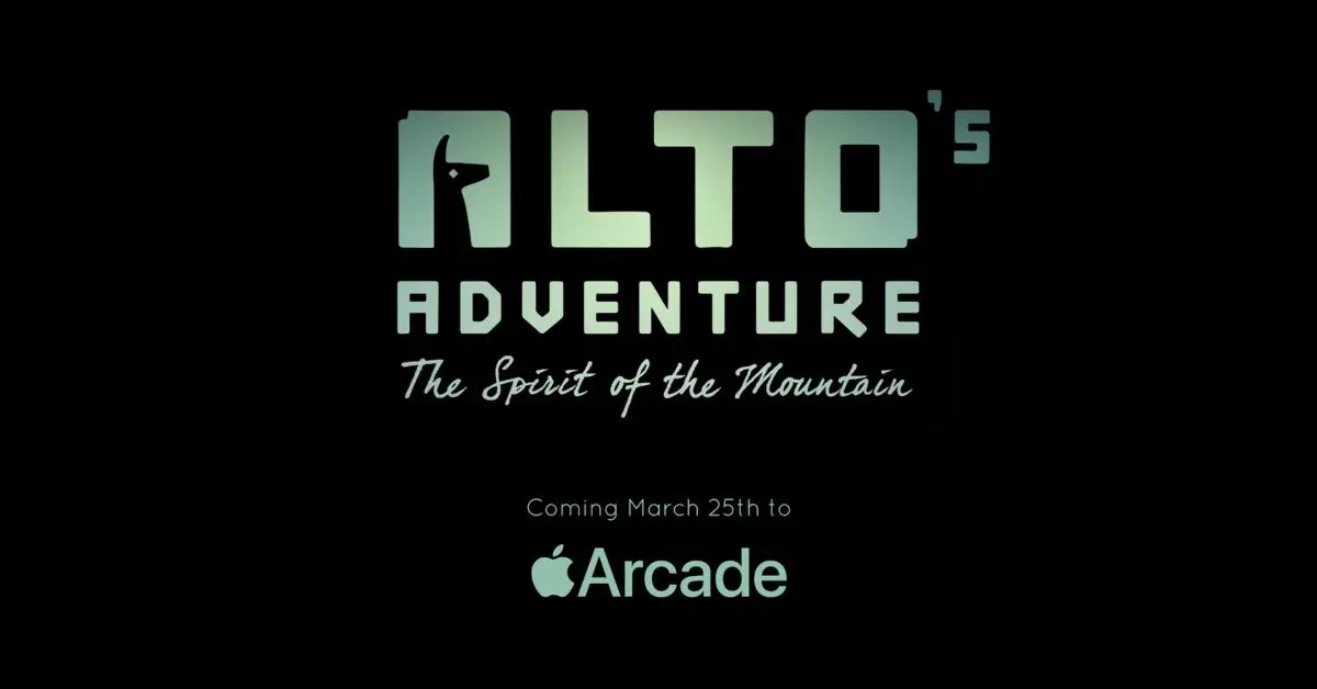 ظهور التوسعة / إعادة تشكيل "The Spirit of the Mountain" من Alto’s Adventure على Apple آركيد