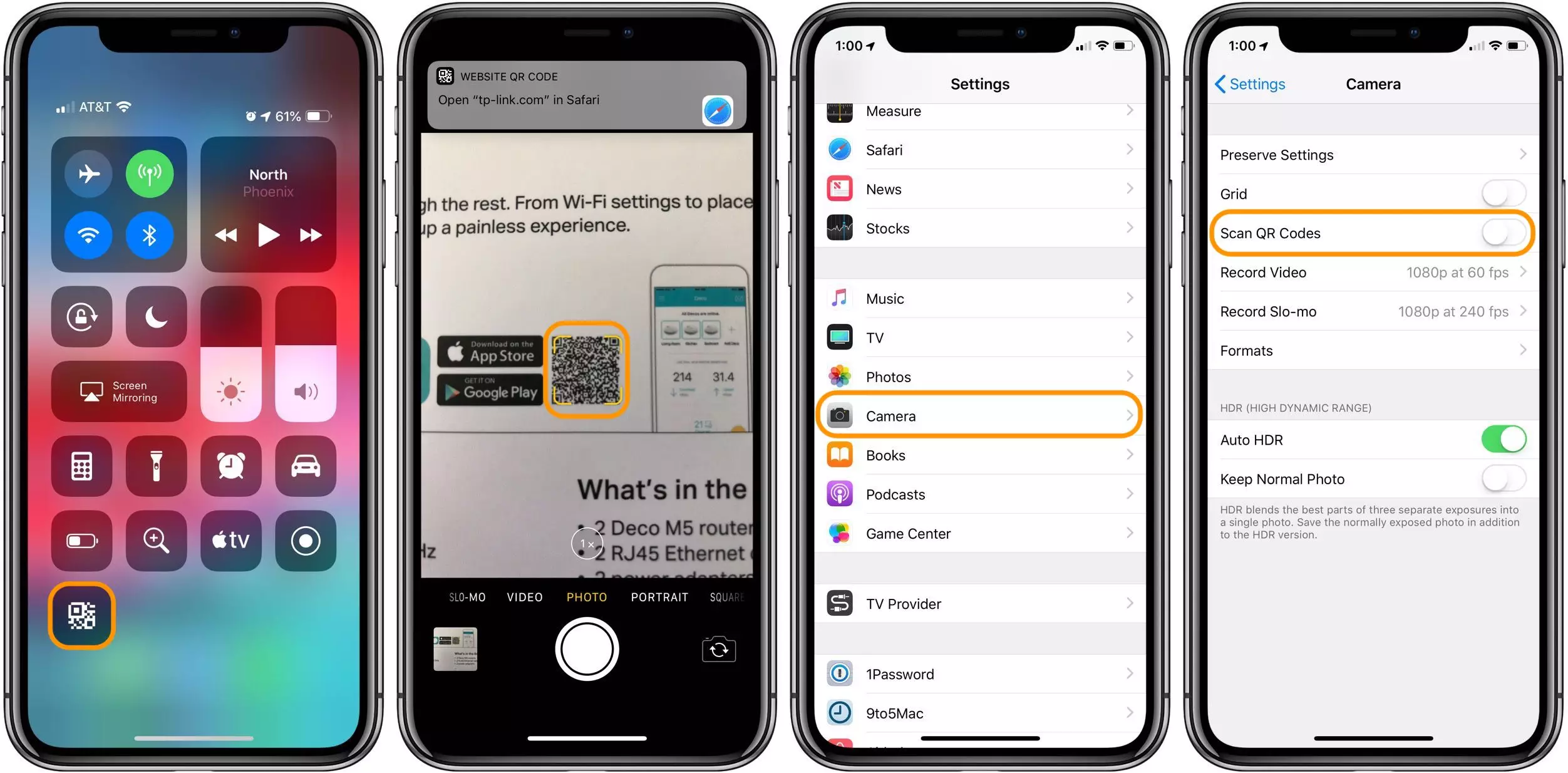 iOS 12: como usar o atallo de escaneo do código QR do Centro de control no iPhone 37579_3