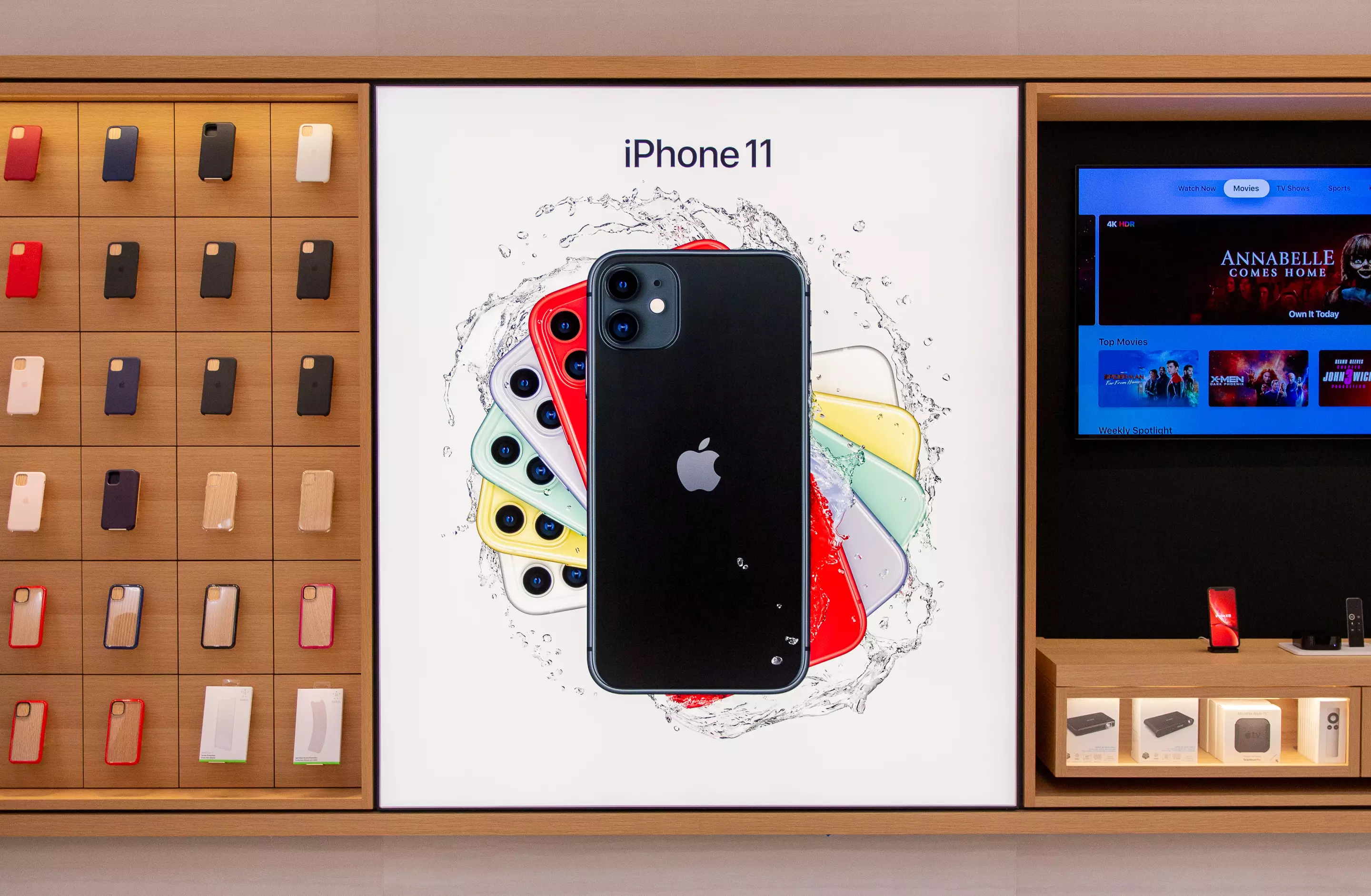 በApple Stores ለiPhone 11 አዲስ ነገር ሁሉ፡ የመስኮት ማሳያዎች፣ በአዲስ መልክ የተነደፉ መንገዶች፣ ሌሎችም። 3925_17