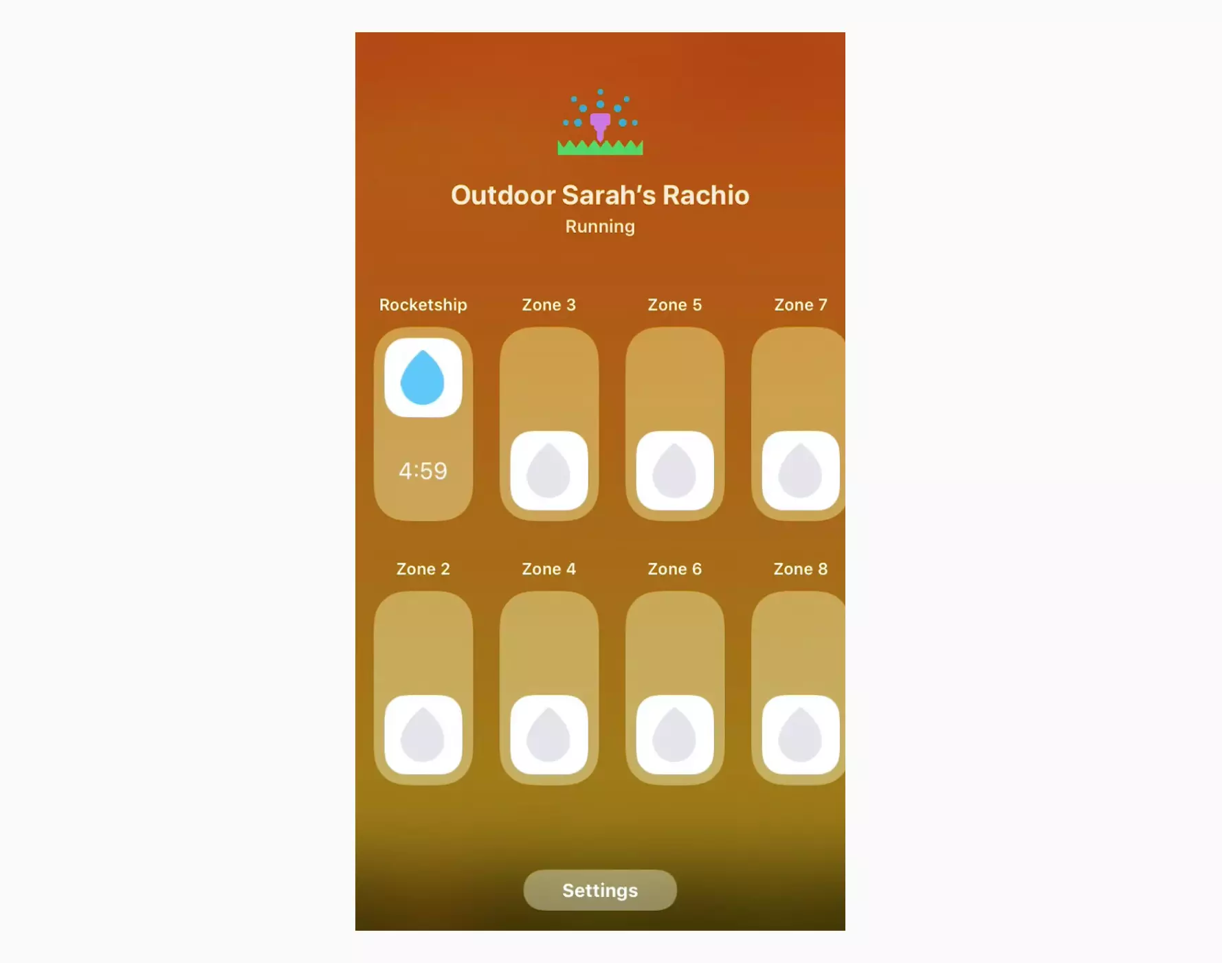 HomeKit smidzinātājs