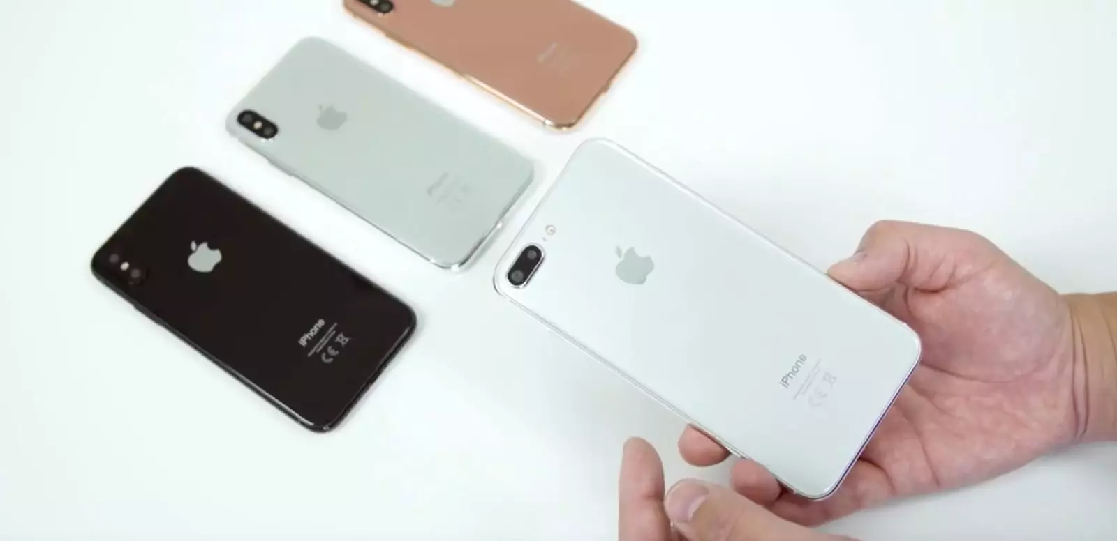 Nieuwe video biedt hands-on kijk op iPhone 7s Plus dummy, vergelijking met iPhone 8 40409_1