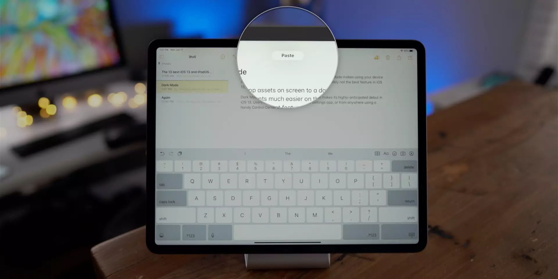 iOS 13 Copier Coller Couper Annuler Rétablir