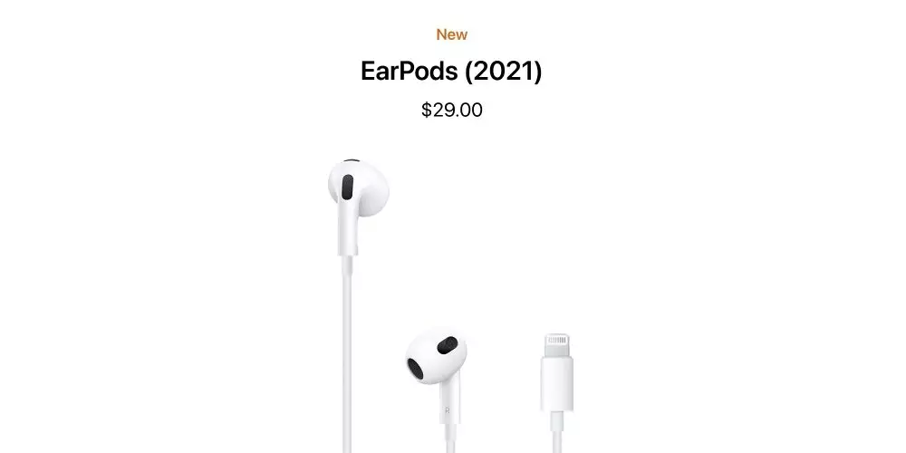 Kontzeptua: EarPods (2021) kable txirikorda batekin, audio espaziala, kolore aukera berria 4221_2