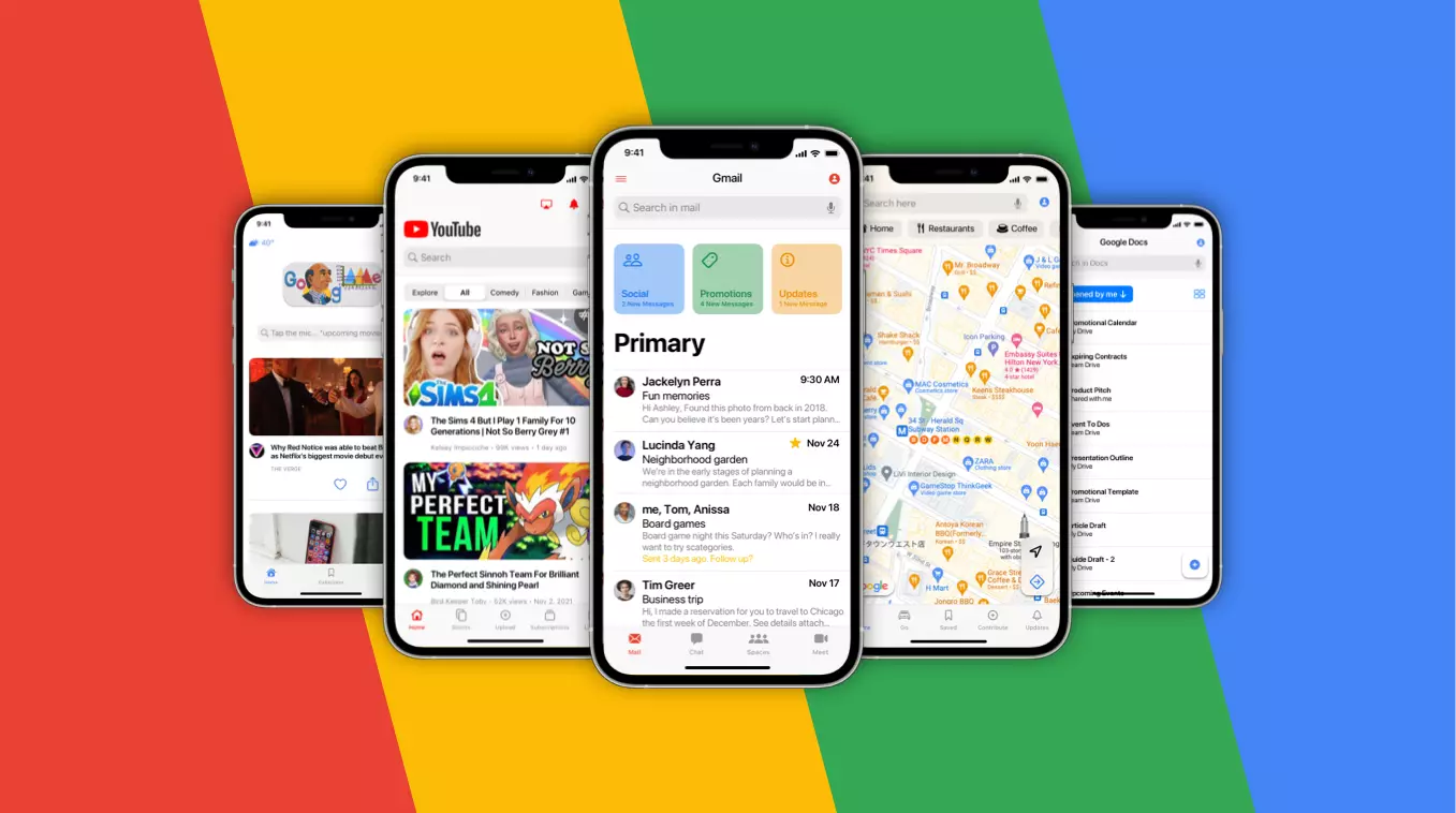 Manatu: O le a le foliga o Google's iOS apps ma vaega UI masani? 4222_1