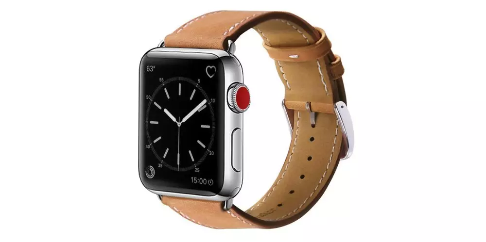 Marge Plus Leather Apple Watch Band