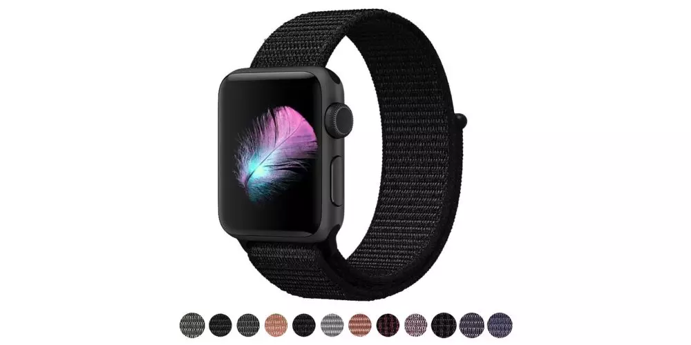 Yunesa Soft Nylon Loop Apple Watch Band