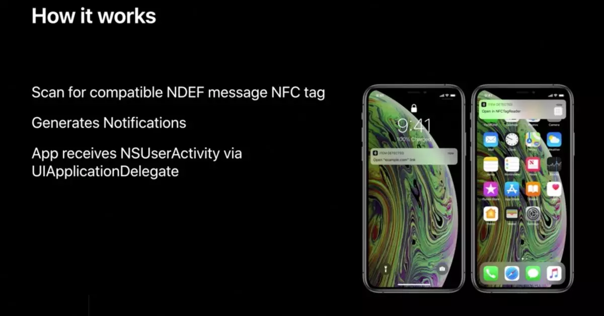iPhone Xs und iPhone XR können NFC-Tags lesen, ohne eine App starten zu müssen