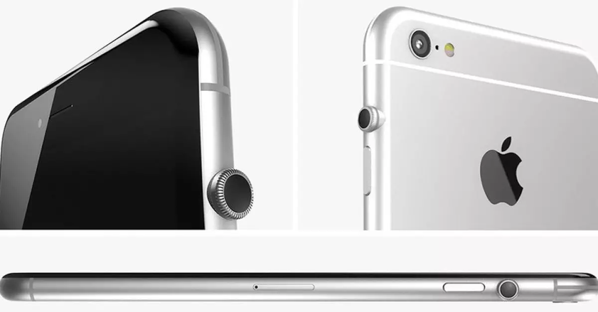 Apple si nechal patentovat digitální korunku ve stylu Apple Watch pro iPhone a iPad, která naznačuje zařízení bez rámečku