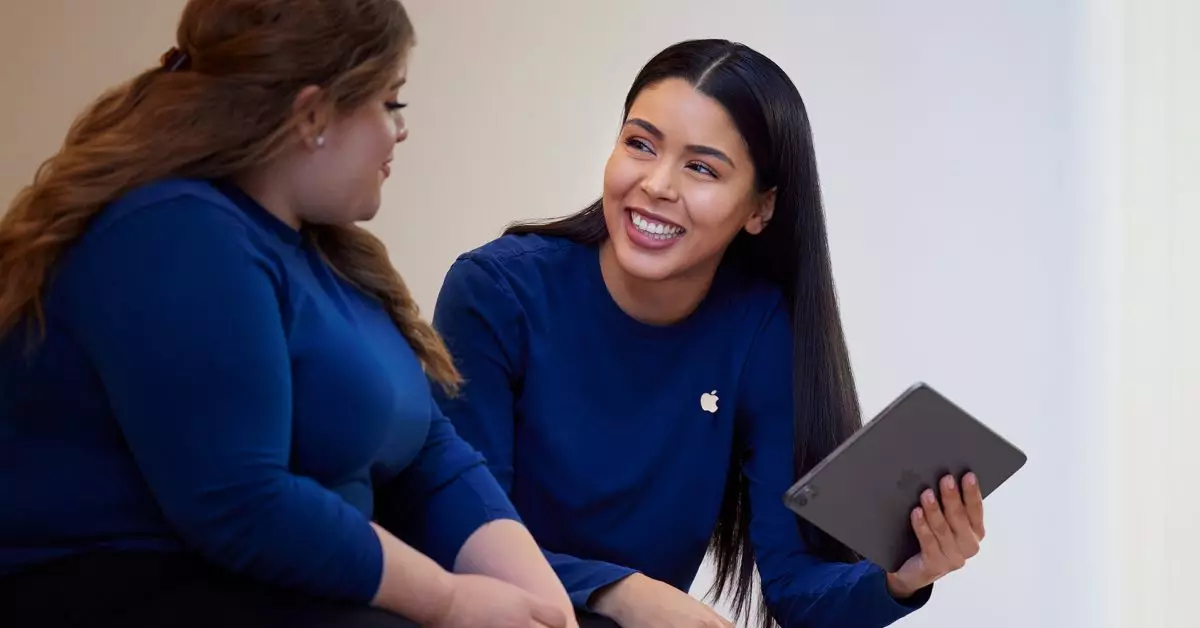 Apple perakende kariyer sayfası, faydaları, referansları ve daha fazlasını vurgulamak için elden geçirildi