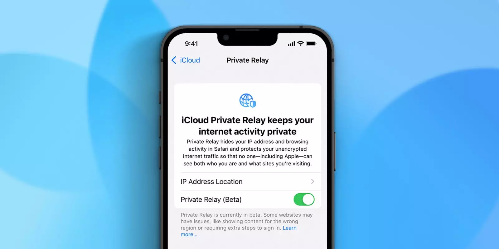 Fa'afefea ona galue le iCloud Private Relay 4485_1