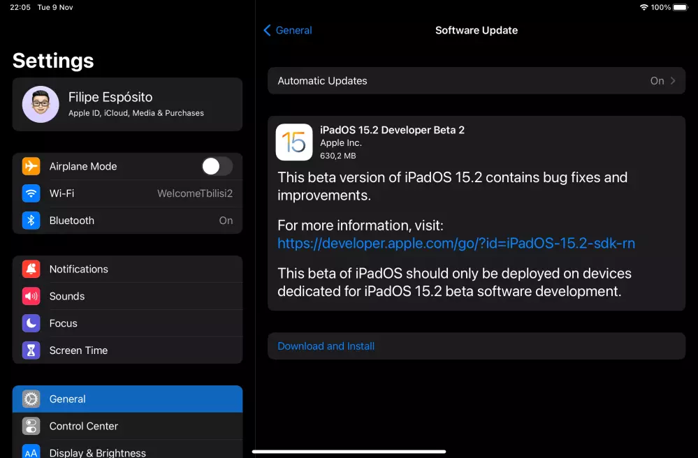 Gipagawas sa Apple ang iOS 15.2 beta 2 ug daghan pa sa mga developer 4500_2