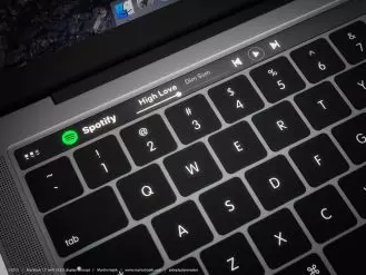 MacBook OLED-spotify