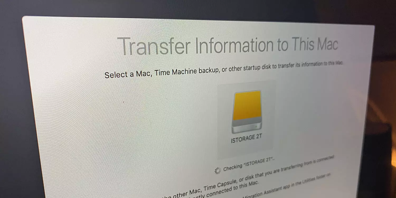 Migrácia MacBook Pro