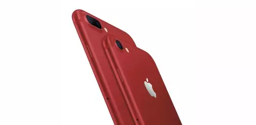 červený iphone