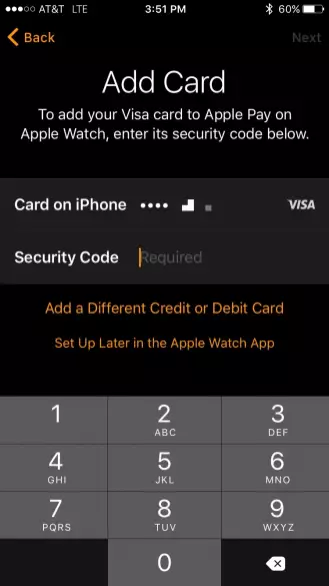 Налаштування Apple Watch Pay 2