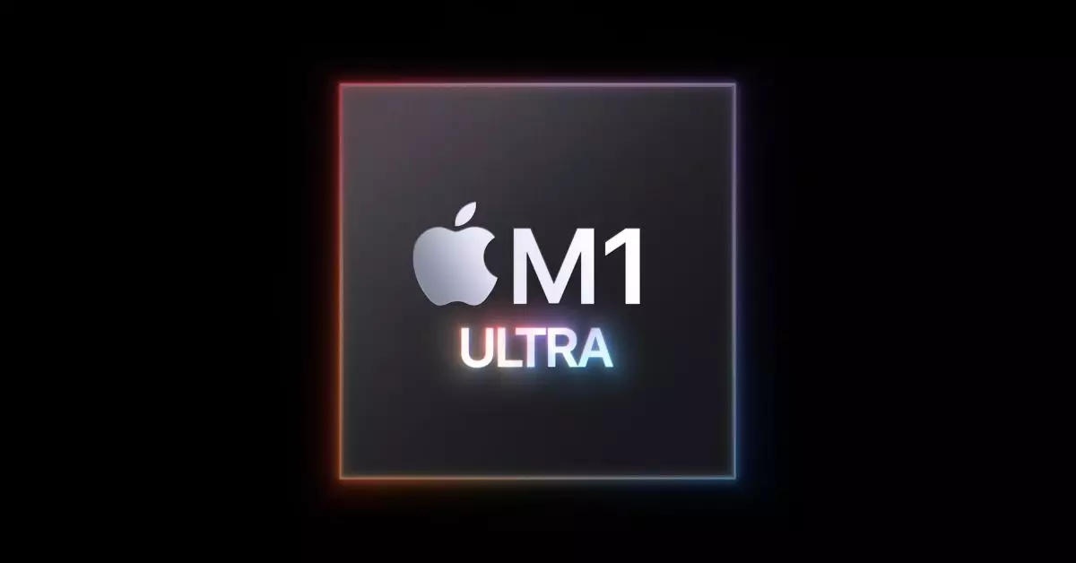 M1 அல்ட்ராவுடன் கூடிய உயர்நிலை செயலியை ஆப்பிள் விவரிக்கிறது, M1 Max சில்லுகளை இணைக்கிறது