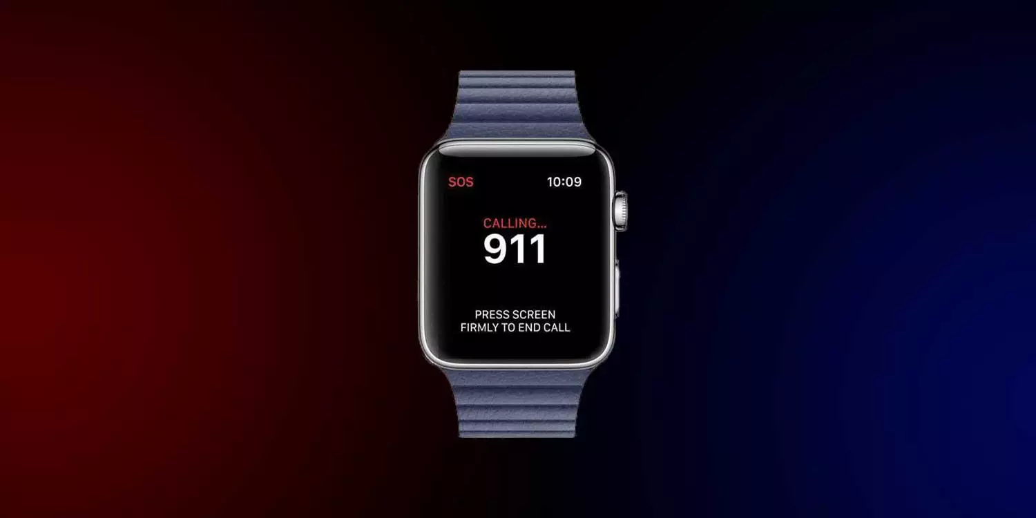 Pagsalakay sa bahay Apple Watch rescue call