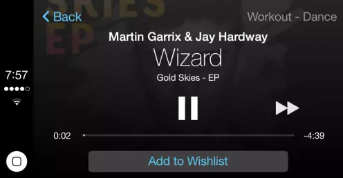 iTunes Radio Tambahkan ke Wishlist