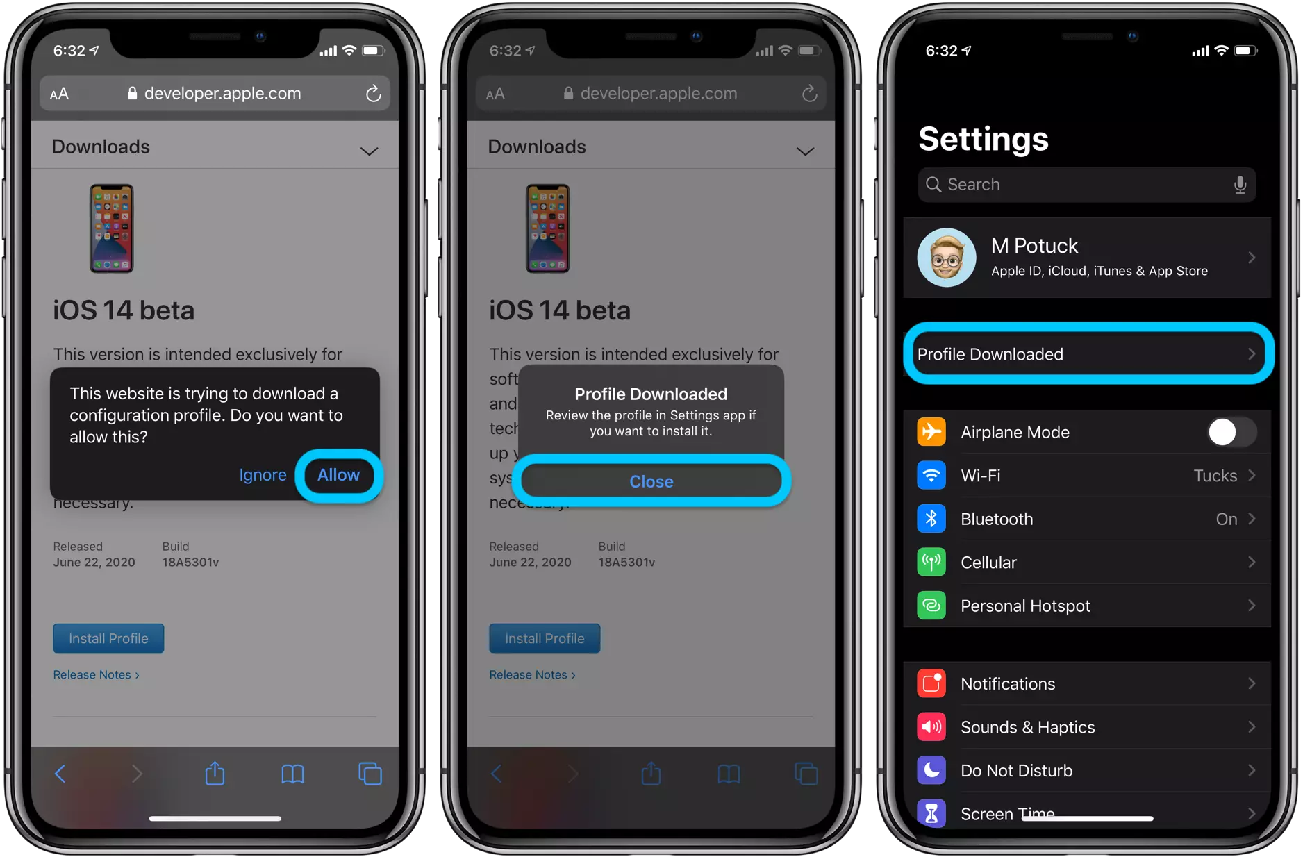 ڪيئن انسٽال ڪجي iOS 14 beta iPadOS 14 beta iPhone iPad walkthrough 2