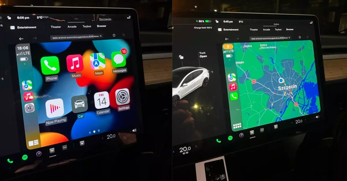 Tesla CarPlay: Moqapi o fumana mokhoa oa ho sebetsa