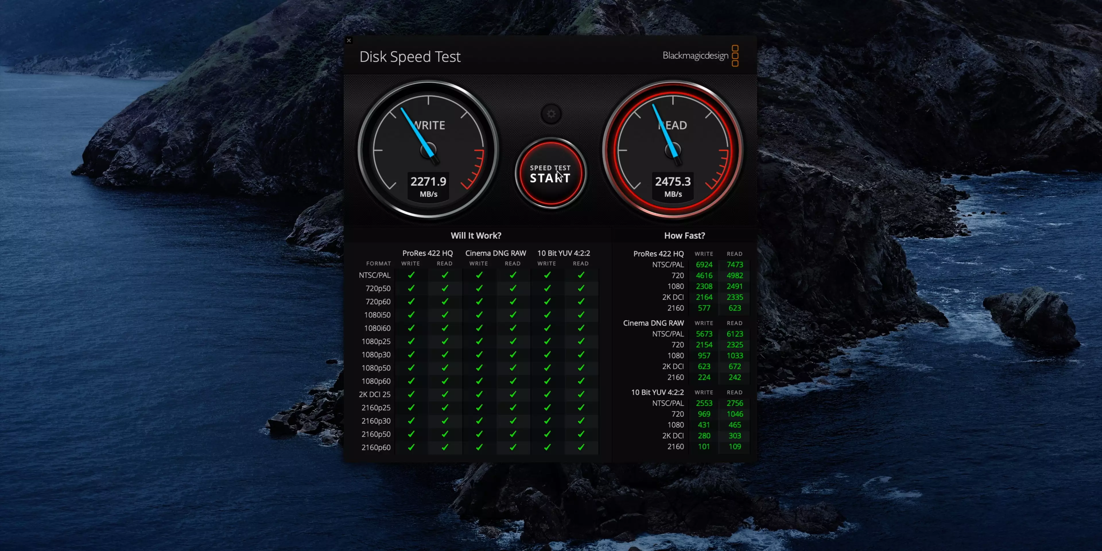 ਗਲਾਈਫ ਐਟਮ ਪ੍ਰੋ SSD ਸਪੀਡ ਟੈਸਟ