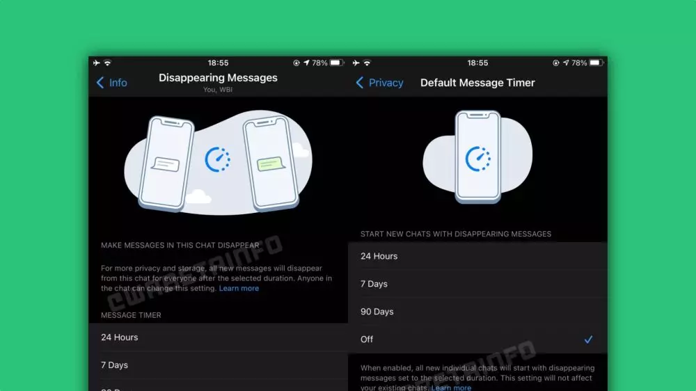 WhatsApp សម្រាប់ iOS កំពុងធ្វើការដើម្បីកែលម្អកម្មវិធីចាក់សារជាសំឡេង 60012_2