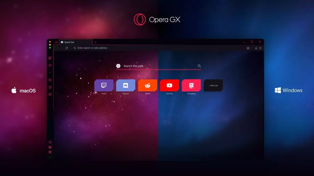 Opera запускає свій ігровий браузер Opera GX для macOS 60657_1