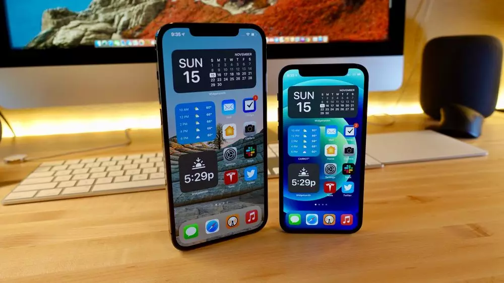 హ్యాండ్-ఆన్: iPhone 12 మినీ వర్సెస్ iPhone 12 Pro Max డిజైన్ 61118_19