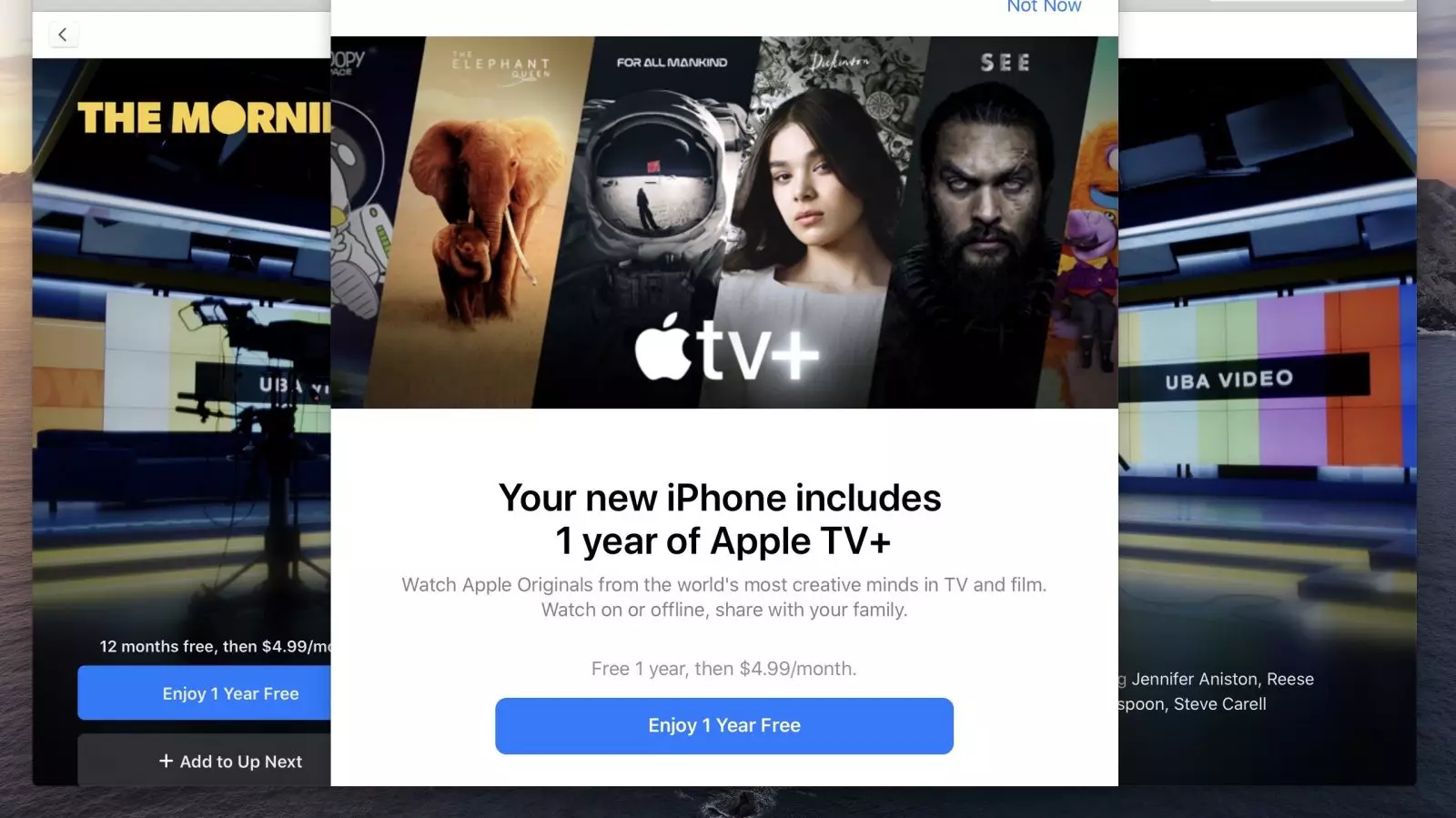 Apple TV+ iPhone iPad Mac iPod touch Apple TV ကို အခမဲ့ ရယူနည်း