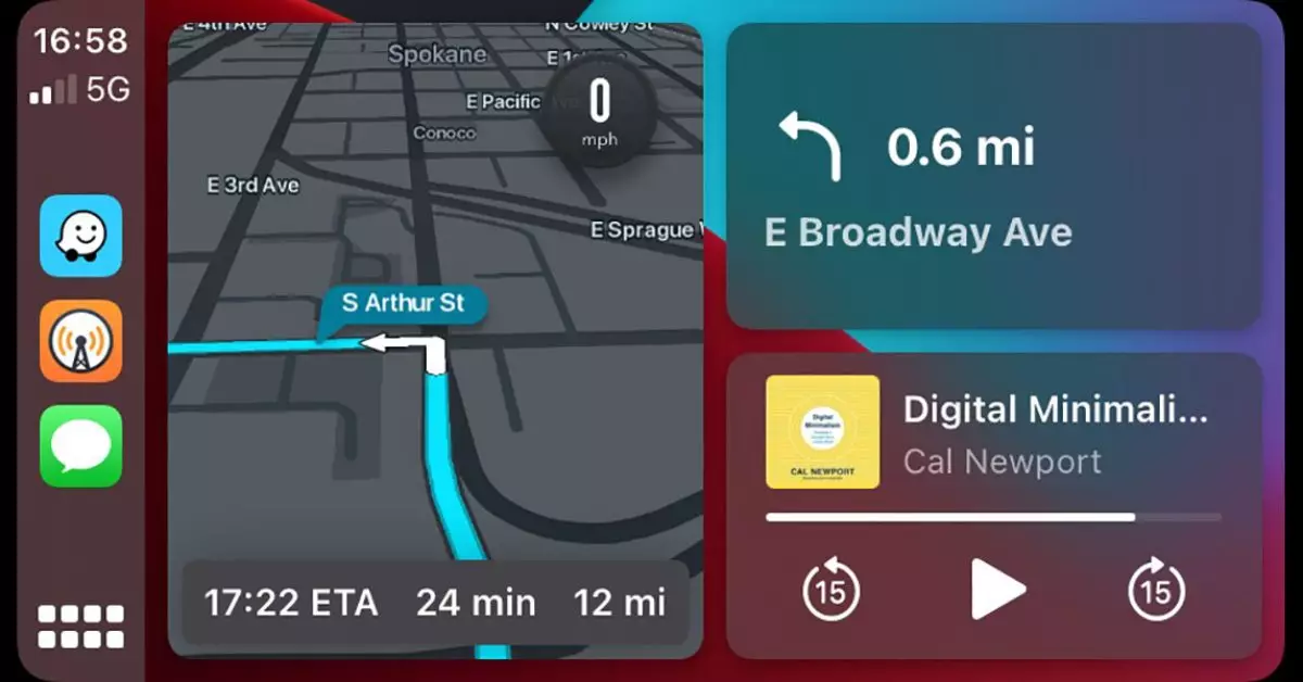 Waze CarPlay Dashboard re modeimi öňki beta-dan soň çykýar