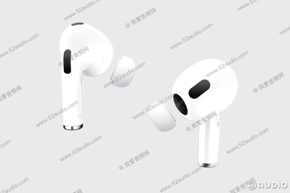 Imagens vazadas supostamente mostram novos AirPods 3 com design intra-auricular e estojo menor 6306_2