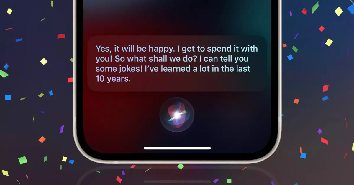 Apple fiert Siri's 10e jierdei mei nije grappen en antwurden