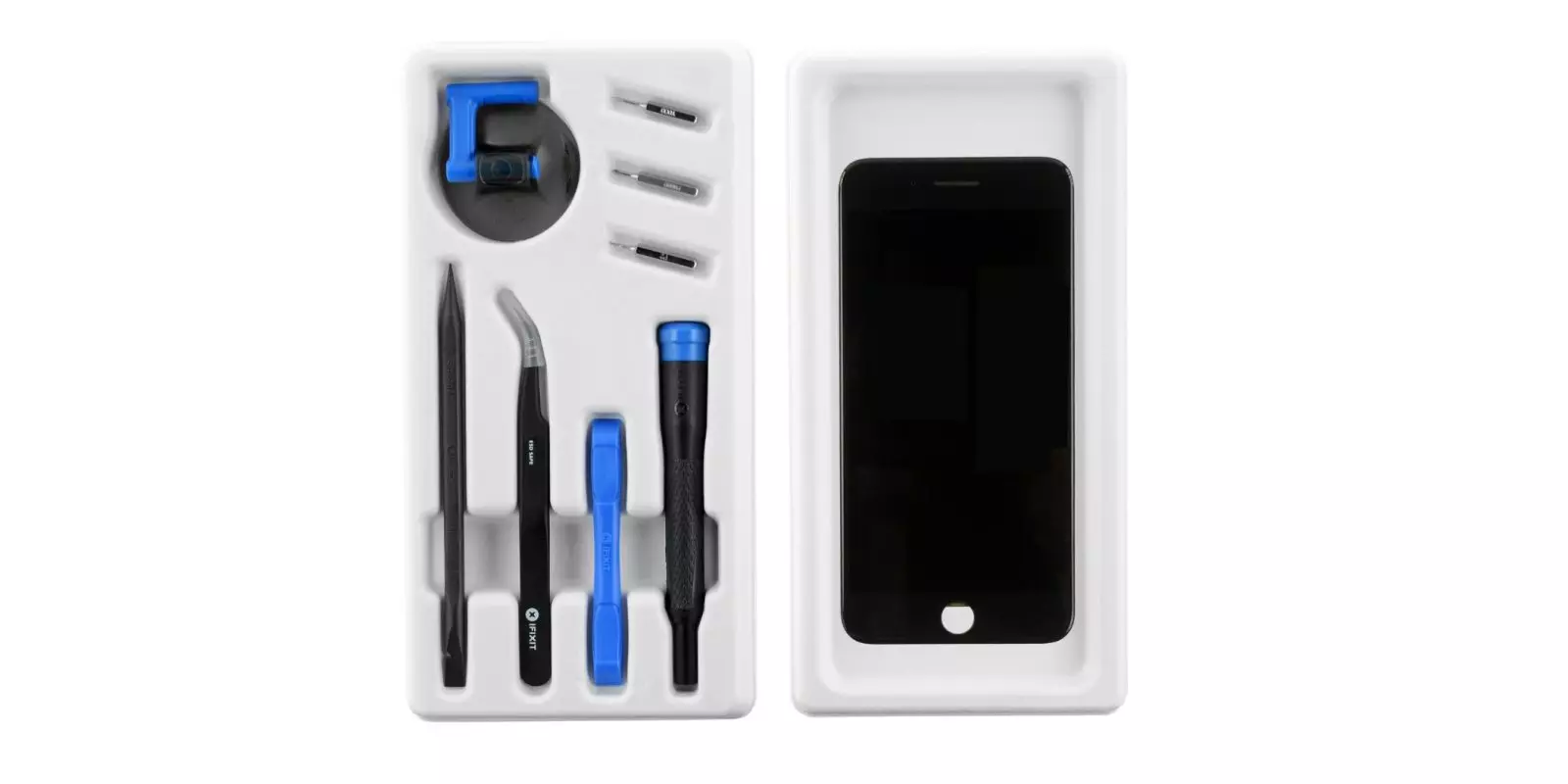 „iFixit“ parduoda „iPhone 7“ ir „iPhone 7 Plus“ baterijų, ekranų ir smulkių dalių taisymo rinkinius 6724_1