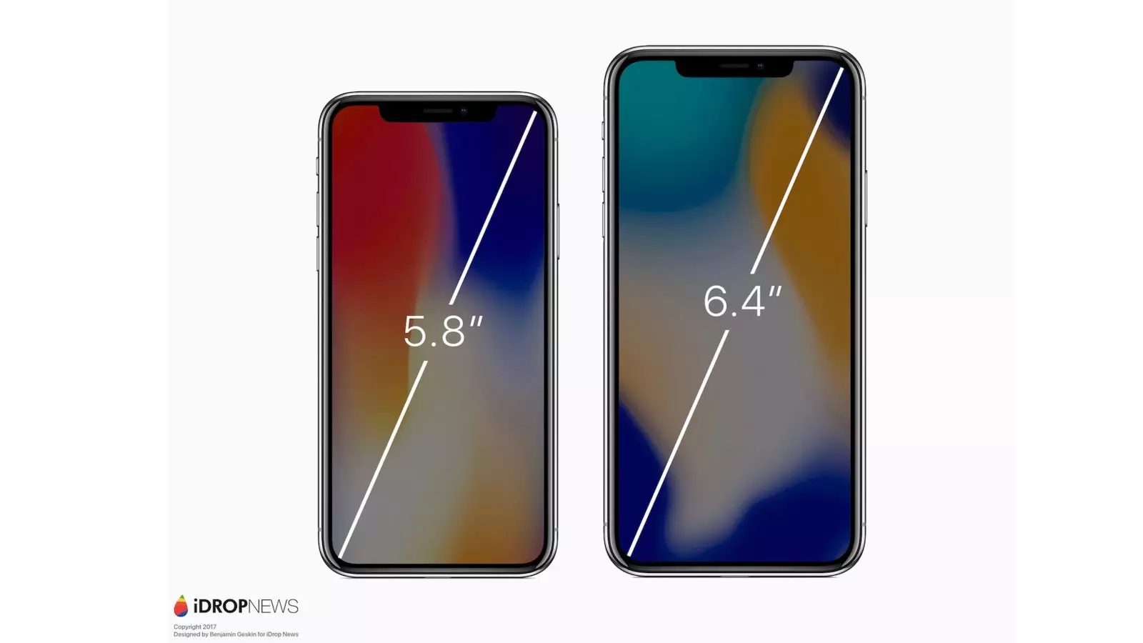 Framleiðendur ímynda sér orðróminn „iPhone X Plus“ með 6,4 tommu skjá [Gallerí] 69290_1