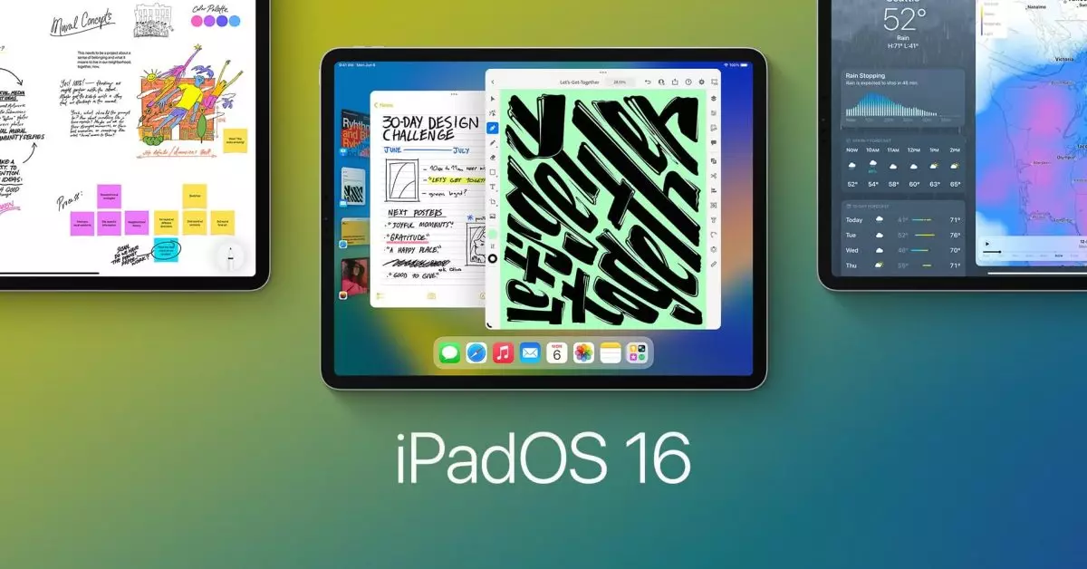 iPadOS 16: Toto jsou nové funkce exkluzivní pro iPady M1