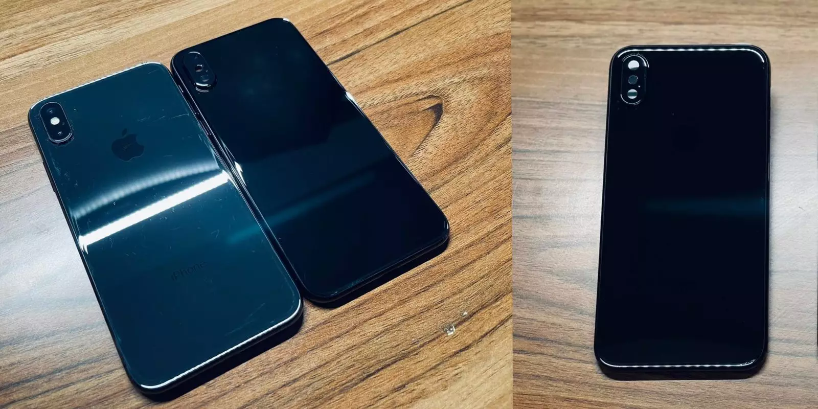 Ang mga bag-ong imahe nagpakita sa prototype nga iPhone X sa wala pa gipagawas nga jet black finish 7074_1