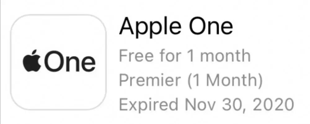 Niektóre subskrypcje Apple One wyglądają na „wygasłe” po odnowieniu przez użytkowników pierwszego dnia 71739_2