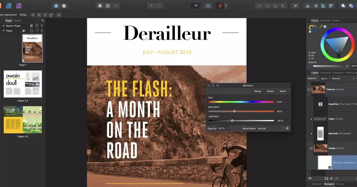 Affinity lanza un editor de escritorio profesional para Mac con aplicaciones integradas de diseño vectorial y edición de imágenes