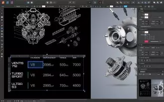 macOS - Affinity Publisher - Ҷадвалҳо